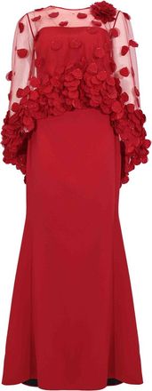 Tarik Ediz Robe De Soir&eacute;e - Rouge Brun
