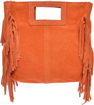 Anna Luchini Orange Rindsledertasche