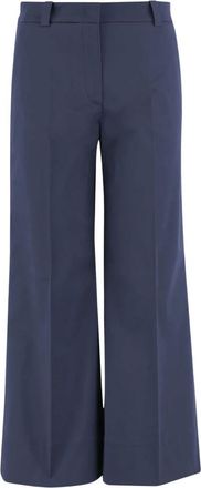 Ql2 Quelledue QL2 Quelledue, Femme, Pantalons, Bleu, Taille: 36 FR Pantalon en coton stretch