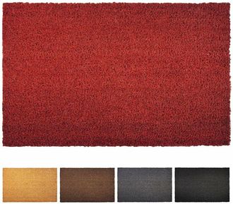 Casa Pura Casa Pura - Paillasson en Fibres de Noix de Coco Rouge 17 mm 200 x 150 cm