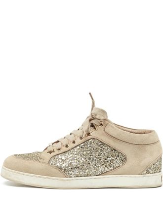 Jimmy Choo London baskets en cuir - Tons neutres
