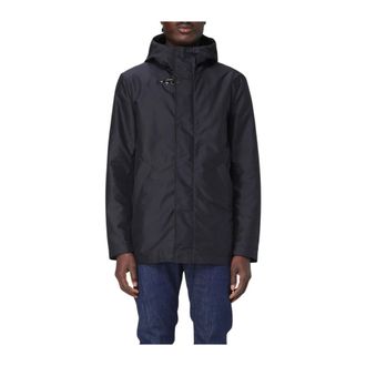 Fay Abnehmbare Kapuze Gepolsterter Mantel - - Jackets - Herren - Blau - L