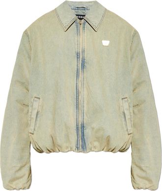 Misbhv Misbhv, Homme, Vestes, Bleu, Taille: M Veste en jean &agrave; effet vieilli