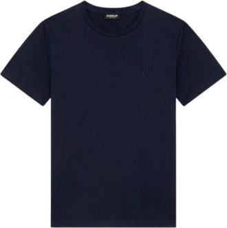Dondup Homme, Tops, Bleu, Taille: 2XL T-shirt col rond coupe r&eacute;guli&egrave;re