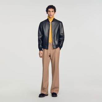 Sandro Lederblouson