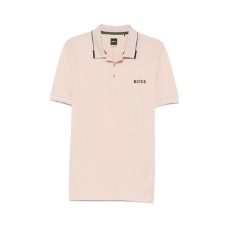 HUGO BOSS Slim Fit Polo - - Tops - Herren - Rosa - 2XL