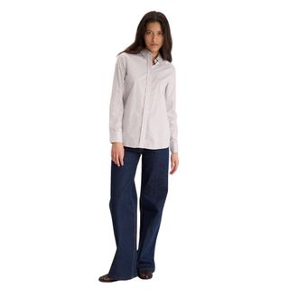 Ines De La Fressange Martin Gestreiftes Baumwollhemd - - Blouses & Shirts - Damen - Mehrfarbig - XS