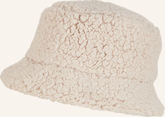 Capo Capo Bucket-Hat Aus Teddyfell beige