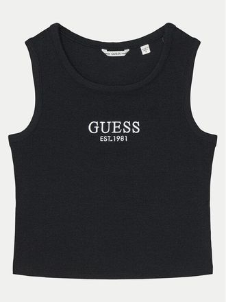 Guess Top J4YI16 KBZP4 Schwarz Regular Fit