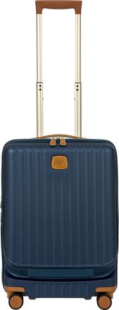 Bric's Hartschalen-Trolley Erweiterbar Kollektion Capri, Handgepäckkoffer mit 4 Rollen, Leicht und Widerstandsfähig, USB-Anschluss, Integriertes TSA-Schloss,