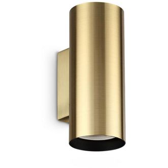 Ideal Lux Ideal Lux LOOK Applique murale 15 cm en laiton, 2 x GU10, &eacute;clairage haut et bas