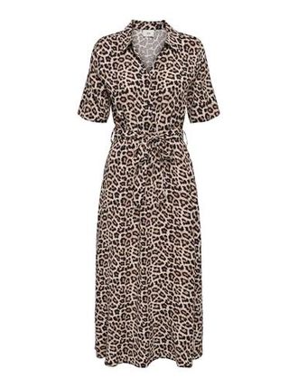 Jacqueline de Yong JdY Jdystarsezen Life Robe mi-Longue 2/4 WVN Noos, Naturel, M
