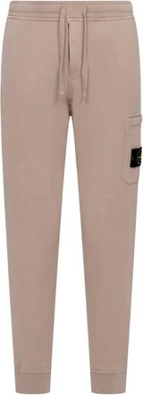 Stone Island Homme, Pantalons, Beige, Taille: XL Bas de surv&ecirc;tement en molleton de coton