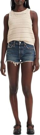 Levi's Short en Denim 501 Original pour Femme, Flash A Look, 26W