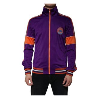 Dolce & Gabbana Homme, Sweatshirts et sweats &agrave; capuche, Violet, Taille: S Full Zip Sweater