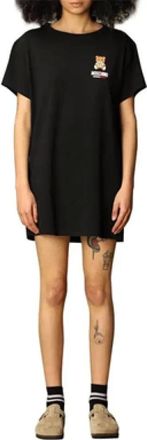 Moschino Femme, Robes, Noir, Taille: 36 FR Robe T-shirt