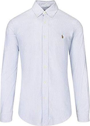 Ralph Lauren Slim Fit BD Ppc, Chemise habill&eacute;e Homme, Bleu (BSR Blue/White C41d6), X-Large (Taille Fabricant: 42)