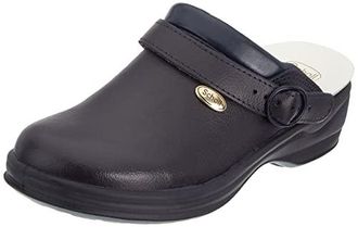 Scholl New Bonus Unpunched, Zoccoli Sanitari Unisex - Adulto, Blu, 44 EU