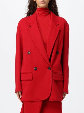 Tela Blazer crois&eacute; coupe relax en laine m&eacute;lang&eacute;e avec col en V