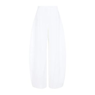 Jacquemus Ovalo Hose - - Trousers - Damen - Wei&szlig; - XS
