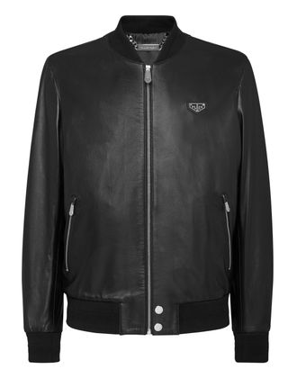 Philipp Plein Lederblouson Iconic Plein
