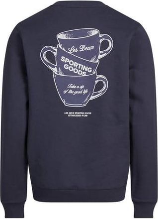 Les Deux Sweatshirt &agrave; imprim&eacute; en coton
