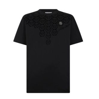 Philipp Plein Philipp Plein T-Shirts und Poloshirts Schwarz - - Tops - Herren - Schwarzk - L