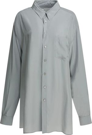 Maison Margiela Femme, Blouses et Chemises, Gris, Taille: 36 FR Womens Chemises Clothing Ss26