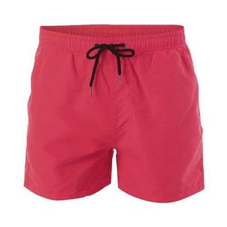 Generic Short de bain extensible &agrave; s&eacute;chage rapide avec poches - Taille &eacute;lastique - Pantalon de loisirs d&eacute;t&eacute; l&eacute;ger avec doublure de compression - Maillot de ba