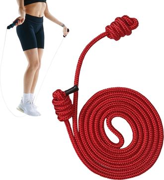 Generico Springseil | Cardio-Seil zur Fettverbrennung mit Durchfluss | Trainingsger&auml;t f&uuml;r Ausdauer | F&uuml;r M&auml;nner Frauen Zuhause Outdoor Arbeit Gewichtsverlust G