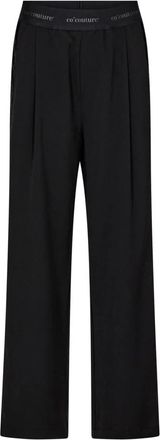 Co'Couture Femme, Pantalons, Noir, Taille: 40 FR Wide Pantalons