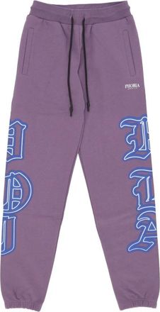Phobia Archive Homme, Pantalons, Violet, Taille: M Gothic Sk Print Pant