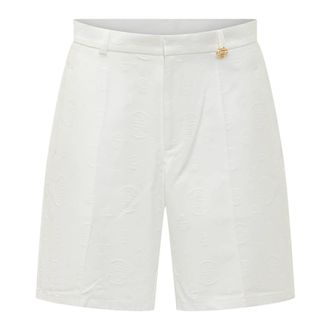 Casablanca Monogram Shorts - - Shorts - Herren - Wei&szlig; - L