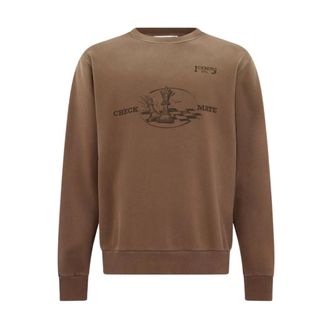 Iceberg Rundhals-Sweatshirt - - Sweatshirts & Hoodies - Herren - Braun - S