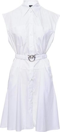 Pinko Pinko, Femme, Robes, Blanc, Taille: 40 FR Anaceta Chemisier Dress