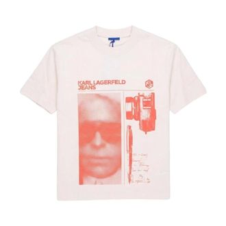 Karl Lagerfeld Homme, Tops, Multicolore, Taille: M KLJ Reg Tee