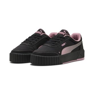 Puma Damen Carina Mia Satin Princess Sneakers 38.5, Black Poised Pink