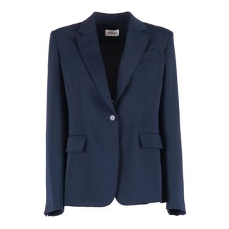 P.A.R.O.S.H. Giacca Monopetto - - Jackets - Damen - Blau - L