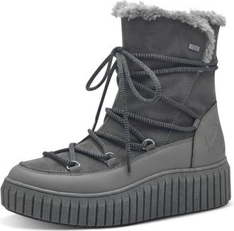 s.Oliver Bottines en Dentelle pour Femme 5-26436-43 Botte de Neige, Gris foncé, 37 EU