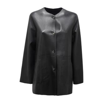 The Jack Leathers Dom Reversible Bonded Plong&eacute;e Jacke - - Jackets - Damen - Blau - L
