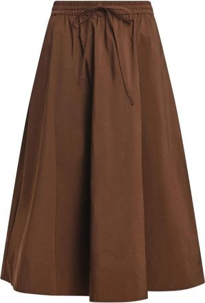 Essentiel Keely2 Elastischer Weiter Rock - - Skirts - Damen - Braun - XS