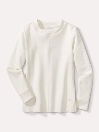 Walbusch Sweatshirt Damen Sweatshirt Rundhals Langarm pflegeleicht, Basic
