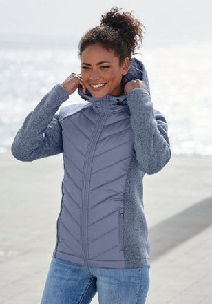 Vivance Steppjacke mit Strickfleece-&Auml;rmeln