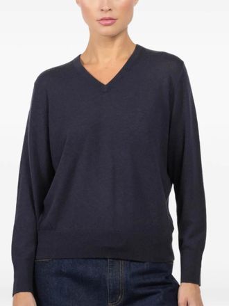 Tibi v-neck sweater - Blau