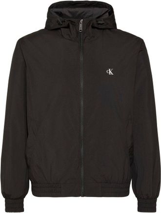 Calvin Klein Jeans Allwetterjacke HOODED NYLON Regular fit mit Rundhalsausschnitt und Kapuze