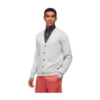 Brooks Brothers Supima Baumwoll-Cardigan mit Knopfleiste - - Knitwear - Herren - Grau - M