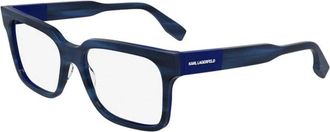 Karl Lagerfeld Homme, Accessoires, Bleu, Taille: 55 MM Wayfarer Frame