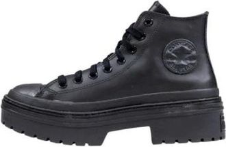 Converse Femme, Chaussures, Noir, Taille: 36 EU Bottines en cuir avec design classique
