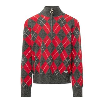 Ami Pullover mit Rei&szlig;verschlusskragen - - Sweatshirts & Hoodies - Herren - Mehrfarbig - S