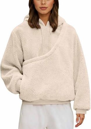 Generic Pet Pouch Sweatshirt &agrave; Capuche pour Les Femmes Poche Comfortable Chat ou Chien Hiver Casual Pullover Amant Chiot Tops Manches Longues Portant de Petit